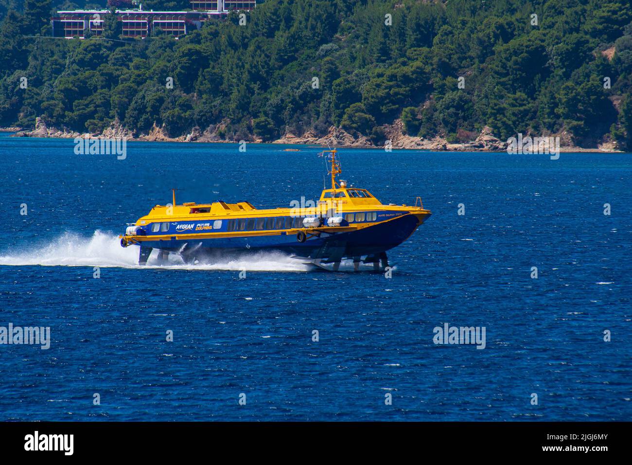 Greek island hydrofoil hi-res stock photography and images - Alamy