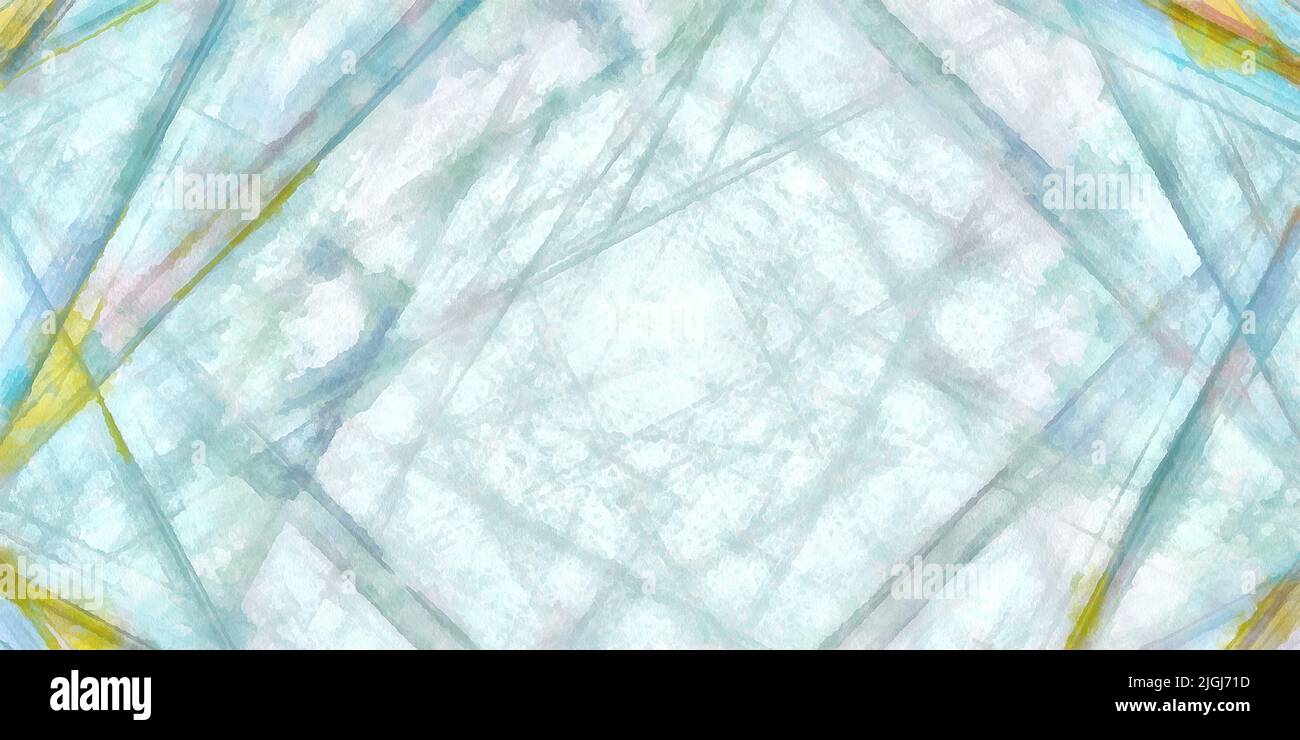 Digital painterly watercolor bright fractal stylized background ...