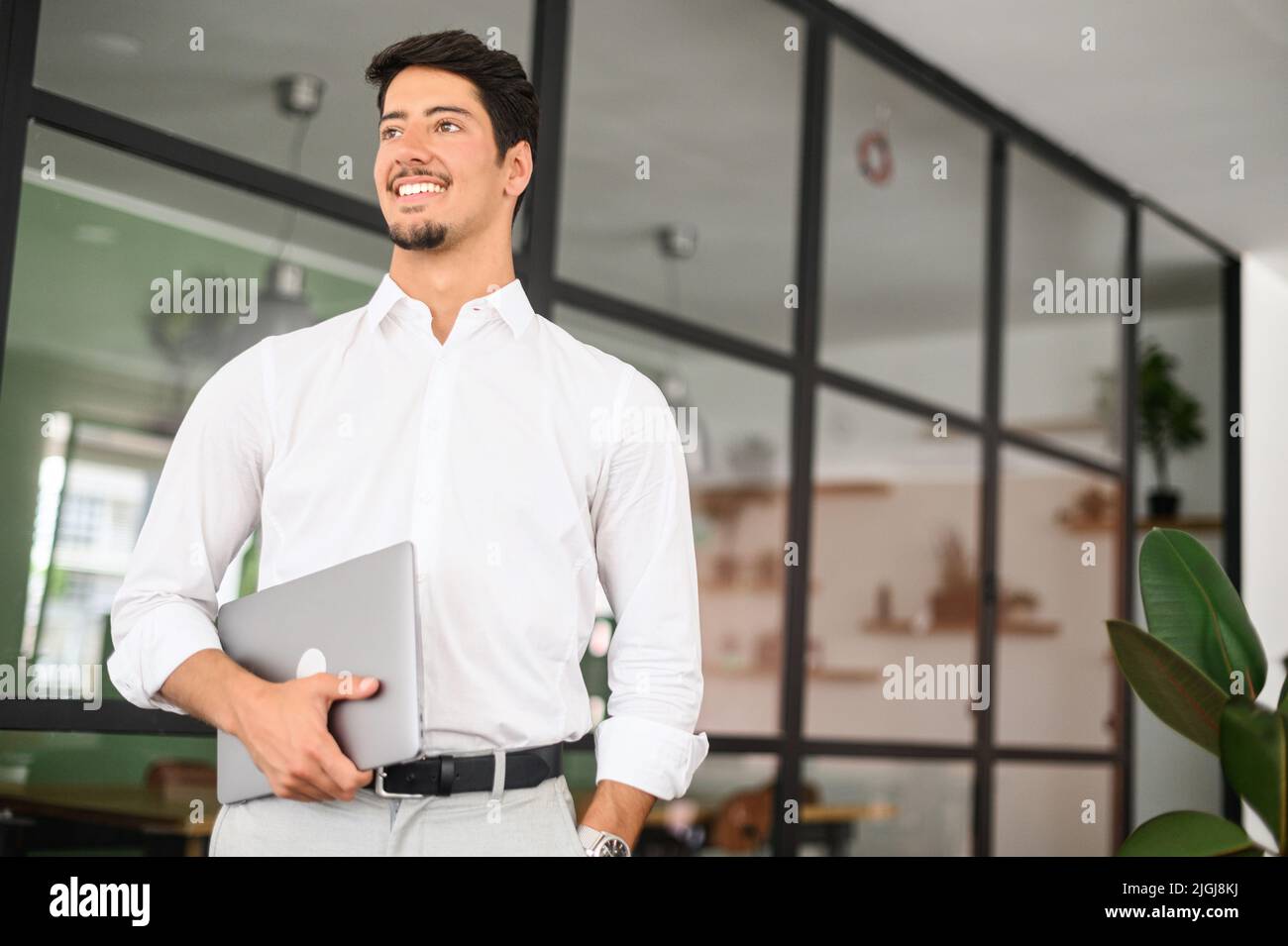 Smiling latin high skilled hi-res stock photography and images - Alamy