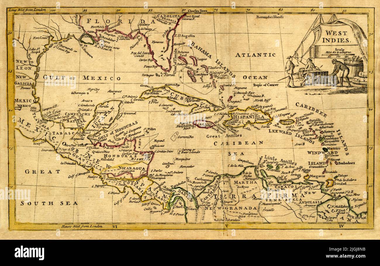 British West Indies Map