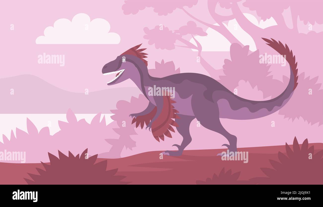 Velociraptor with dangerous claws. Predatory dinosaur of the Jurassic ...