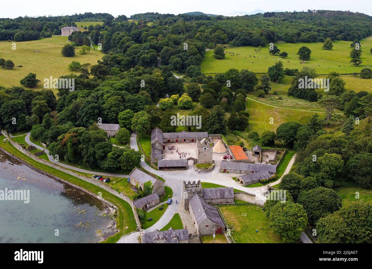 Winterfell filming location at Castle Ward Stock Photo - Alamy