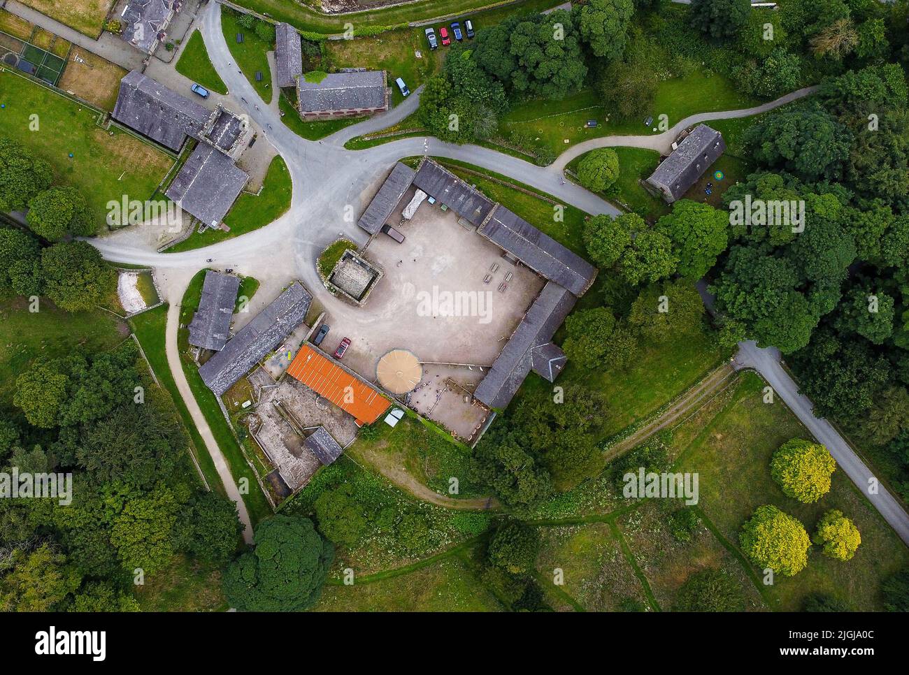 Winterfell filming location at Castle Ward Stock Photo - Alamy