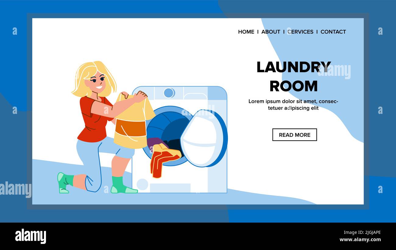 laundry room vector Stock Vector Image & Art - Alamy