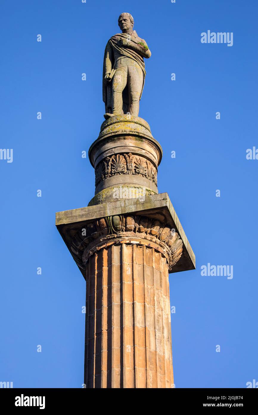 Sir Walter Scott monument located on George Square in the city of ...