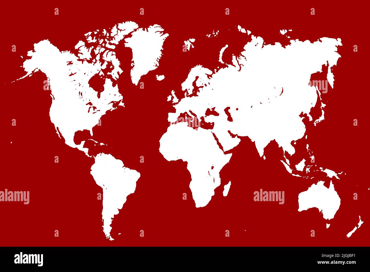 World Map with different Colours an Shape Bavaria Germany Stock Photo ...