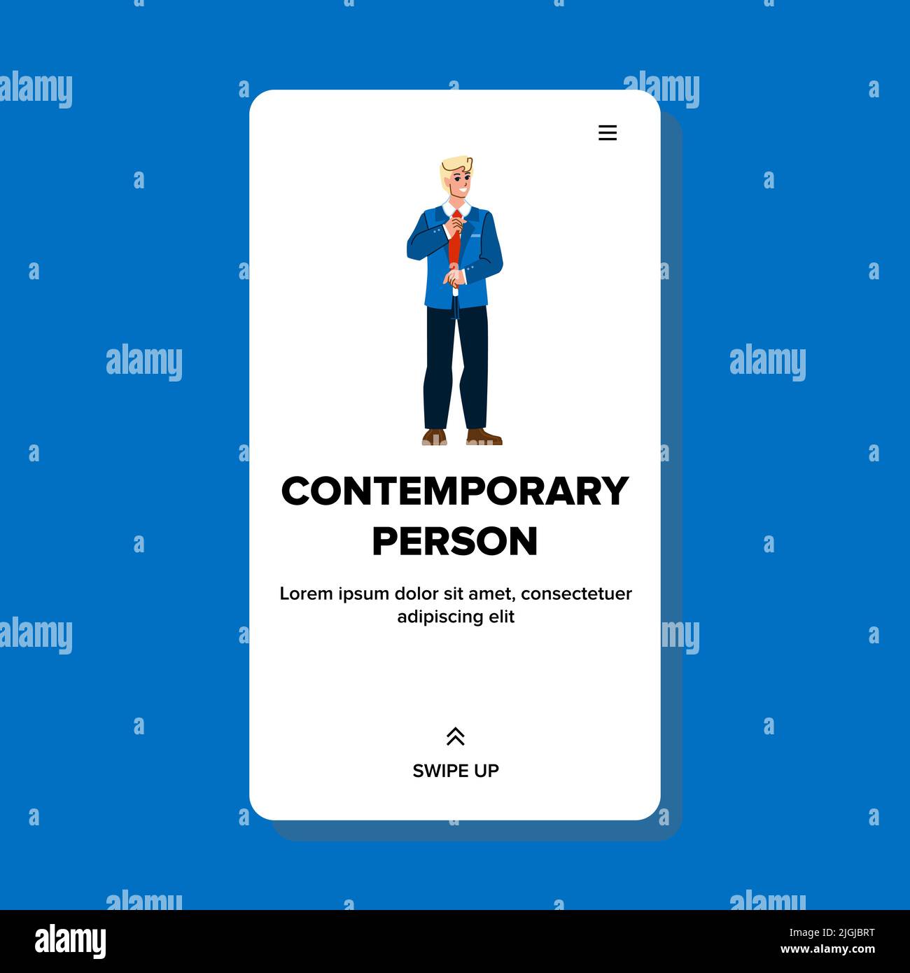 contemporary person vector Stock Vector Image & Art - Alamy
