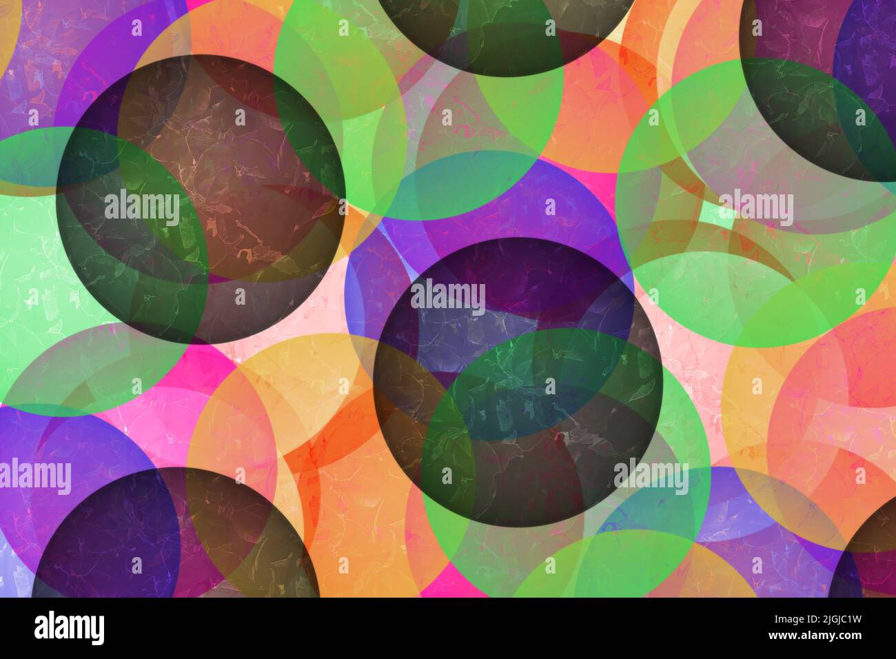 Colourful Circles with Pattern Background Bavaria Germany Stock Photo ...