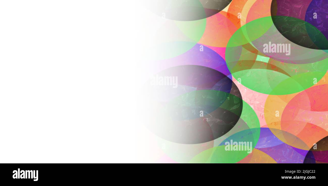 Colourful Circles with Pattern Background Bavaria Germany Stock Photo ...