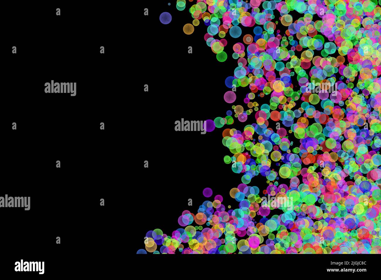 Colourful Circles with Pattern Background Bavaria Germany Stock Photo ...