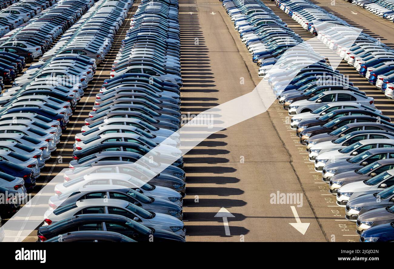 The concept of growth in the production of cars or prices for them ...