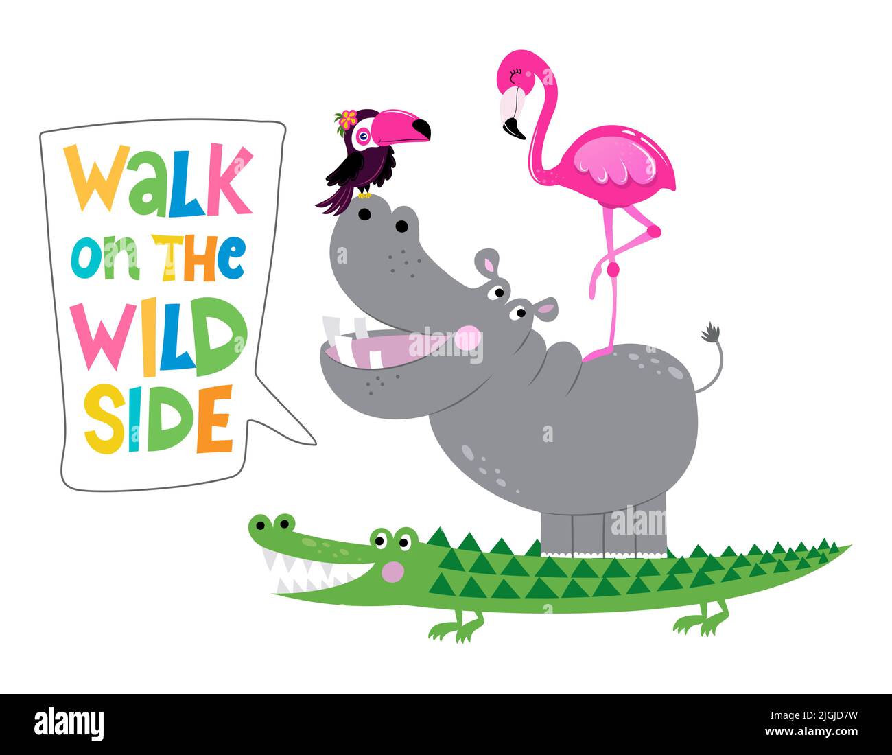 Funny Walking Cartoon