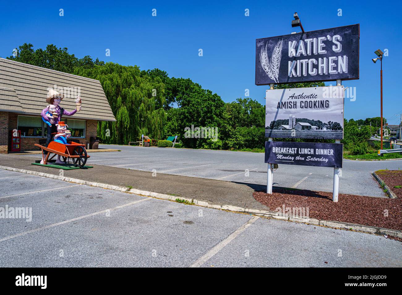 Ronks, PA, USA – July 10, 2022: Katie’s Kitchen is an Amish owned and ...