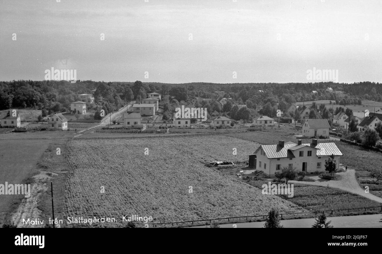 Motifs over Slätt, Kallinge Stock Photo - Alamy