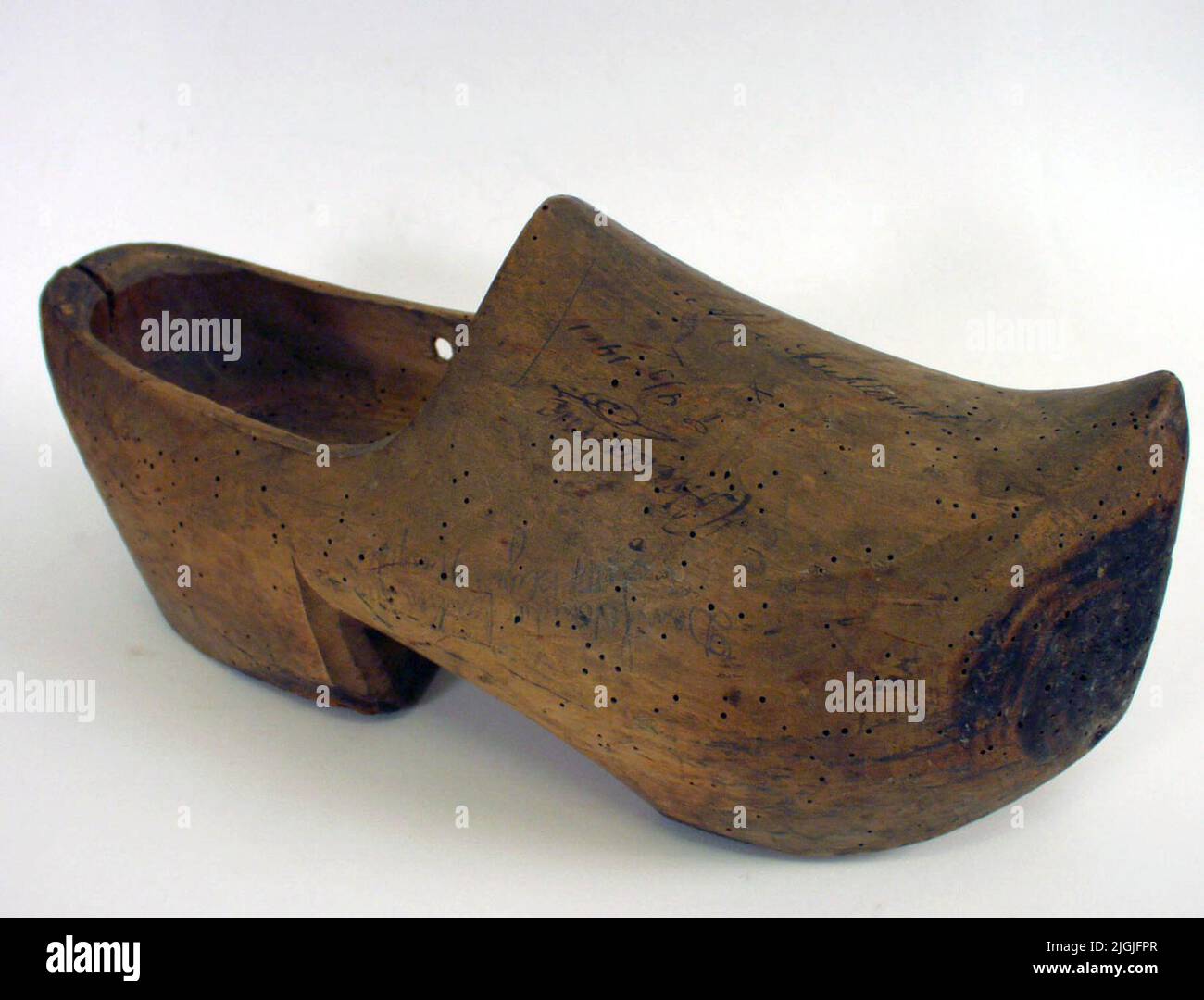 Träsko A pair of large clogs. A missing in inventory Stock Photo - Alamy