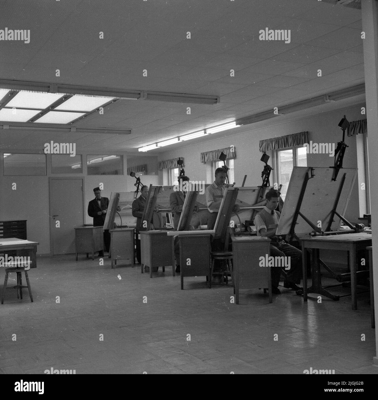 Workers architects Black and White Stock Photos & Images - Alamy