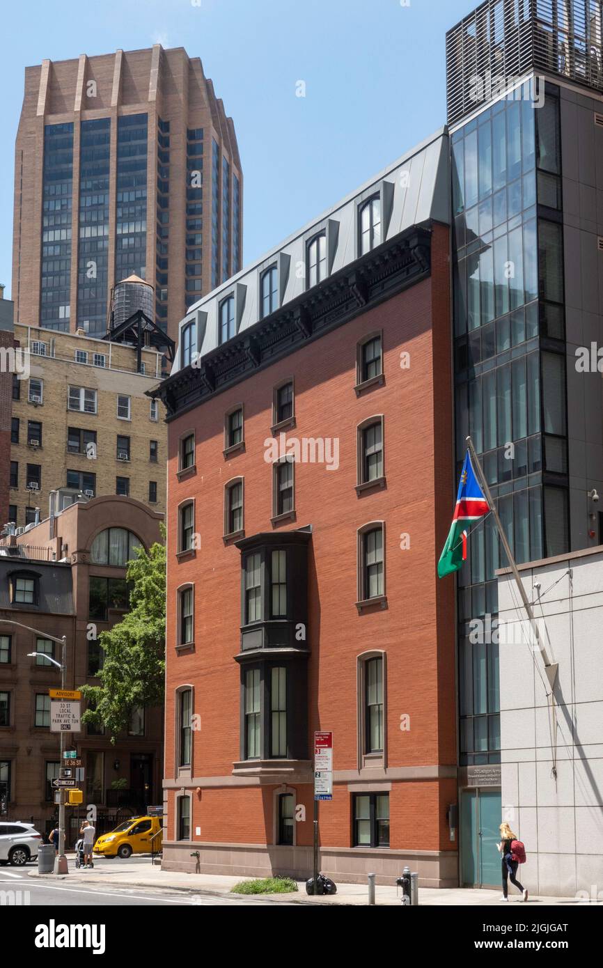 Namibia Mission to the United Nations is located in an historic mansion ...