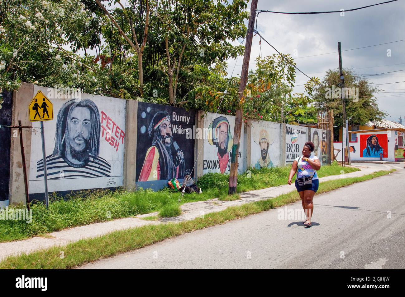 Jamaica, Kingston.TrenchTown is the suburb where many famous Jamaican ...