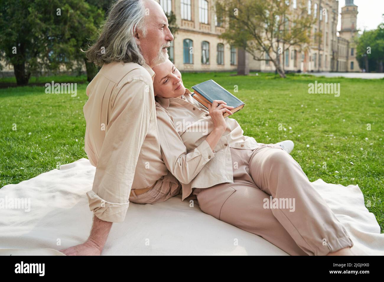 Cute female person enjoying weekend with her partner Stock Photo - Alamy