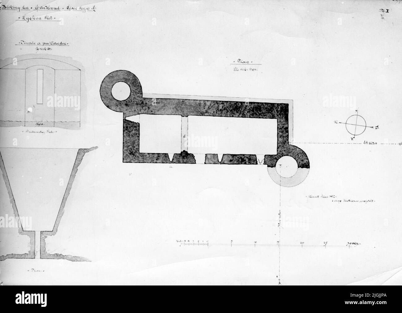 Decorative entrance gate in Black and White Stock Photos & Images - Alamy