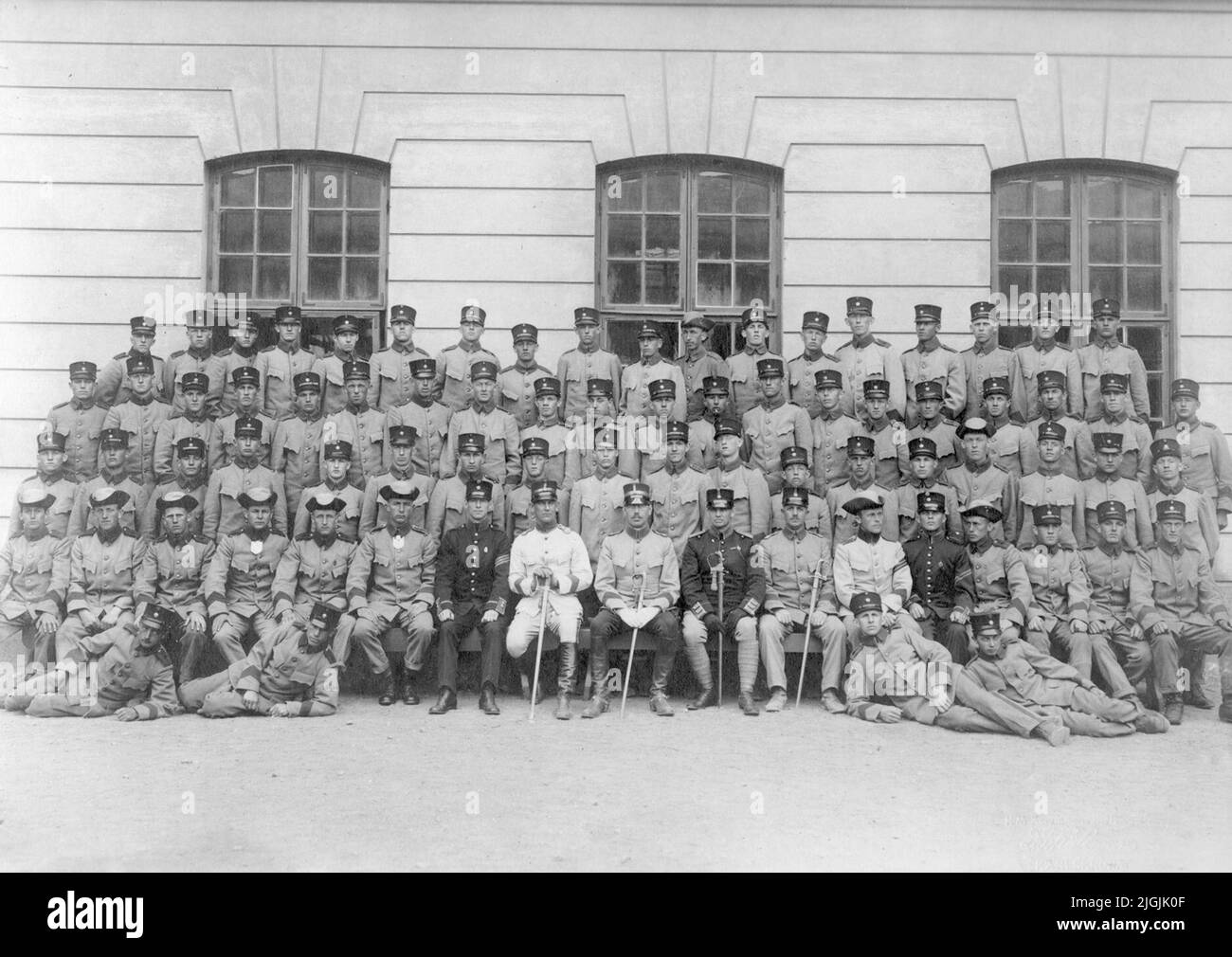 Infanteri Group photo, Gräsvik. The Grenadier Regiment, probably 1926 ...