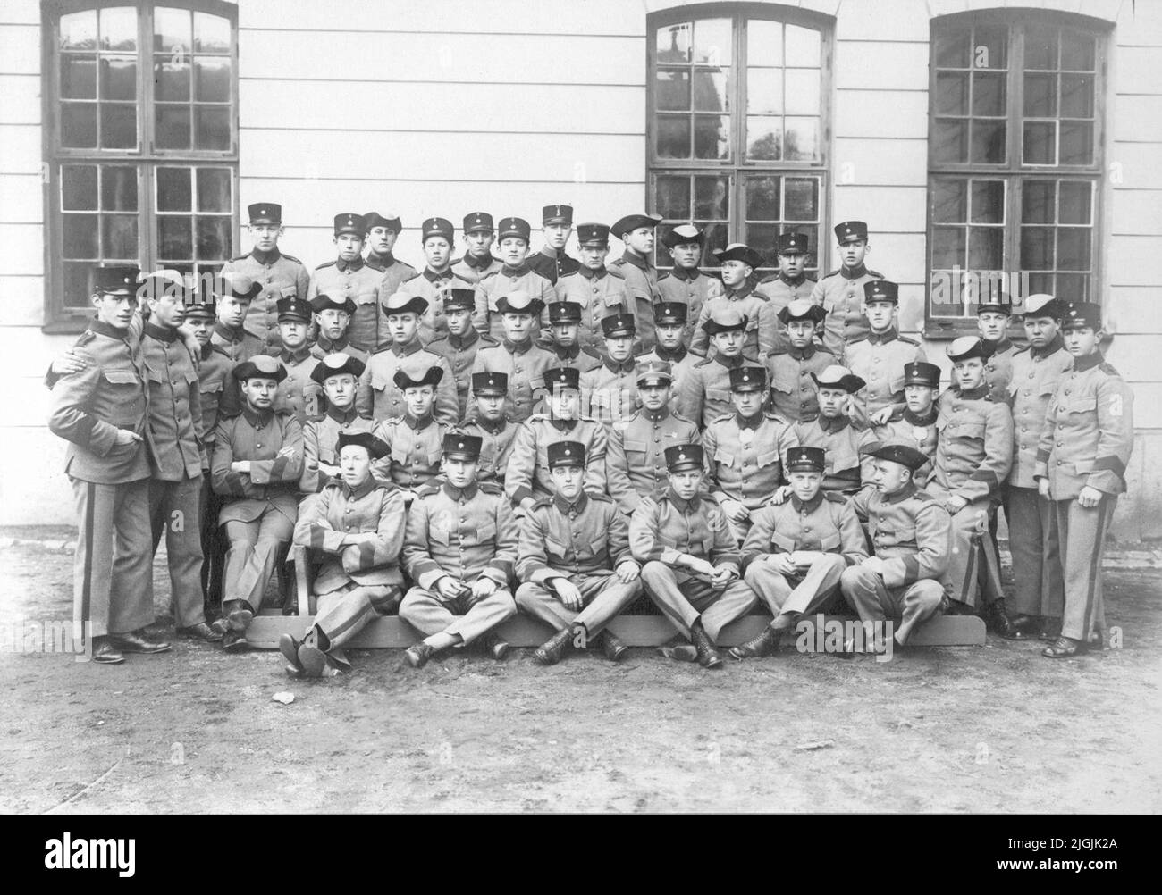 Infanteri Group photo, Gräsvik. Grenadier regiment Stock Photo - Alamy