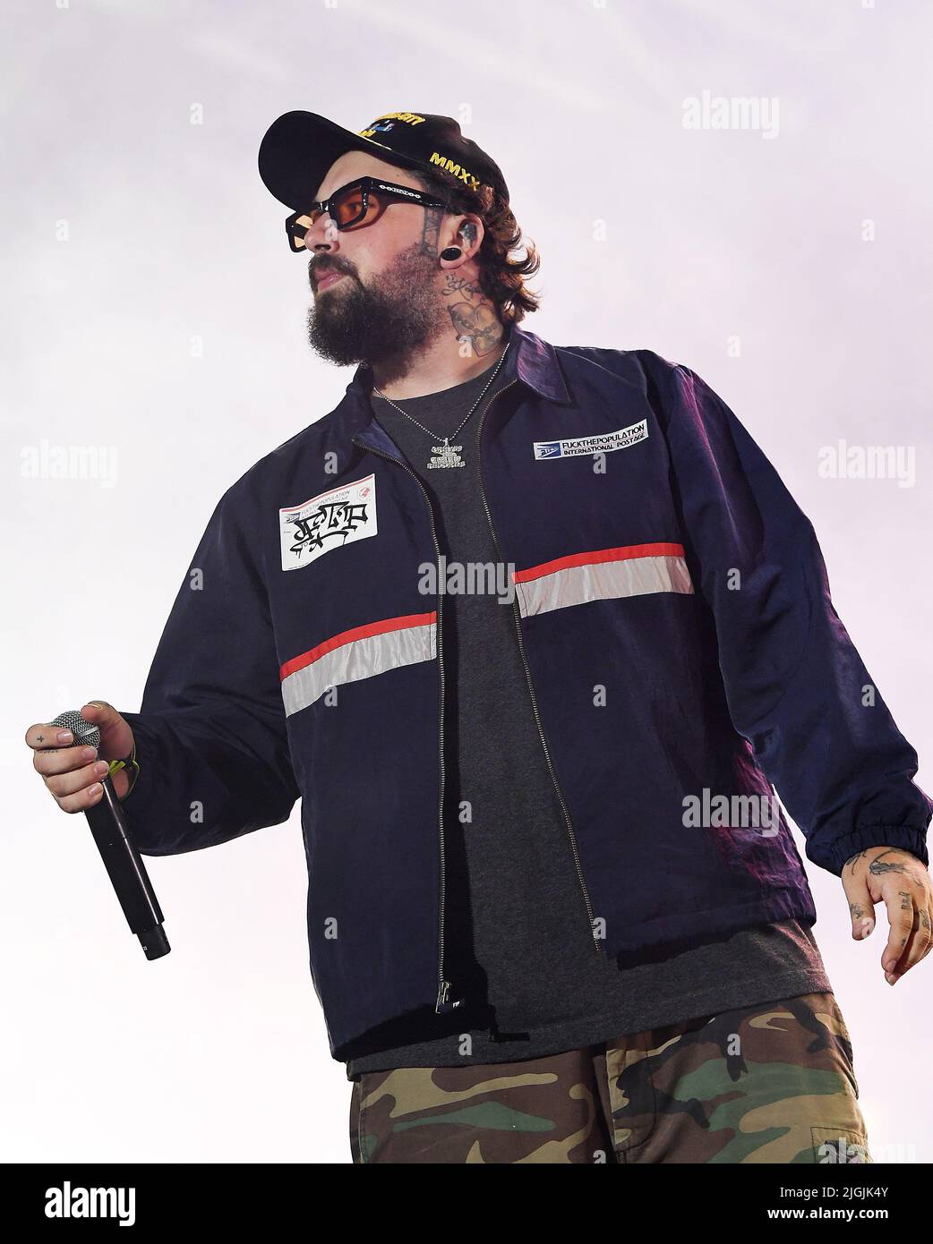 Quebec City, Canada. 10th July, 2022. Suicideboys ($uicideboy$) - Ruby da Cherry aka Aristos ...