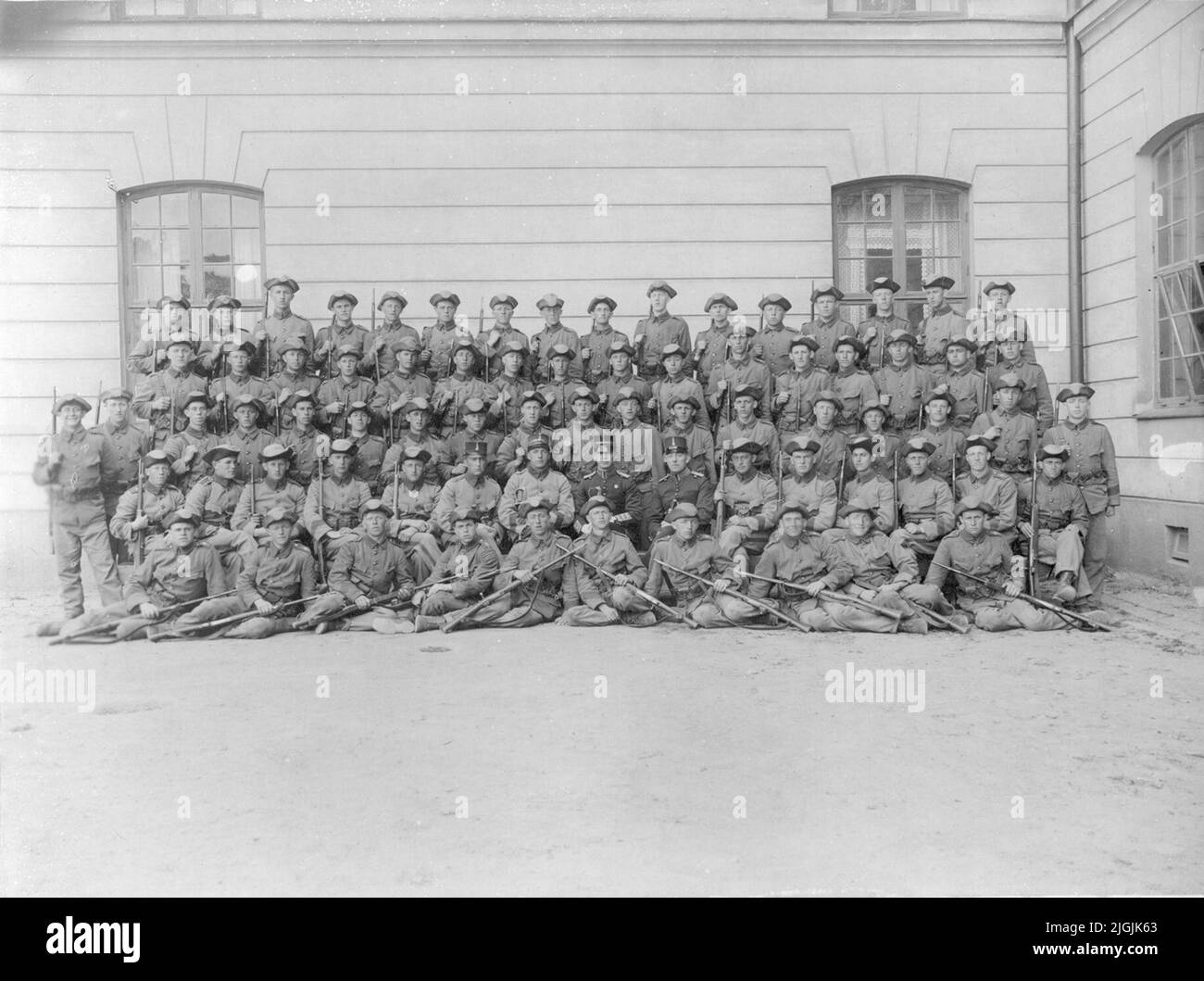 Infanteri Group photo, Gräsvik. Grenadier regiment Stock Photo - Alamy