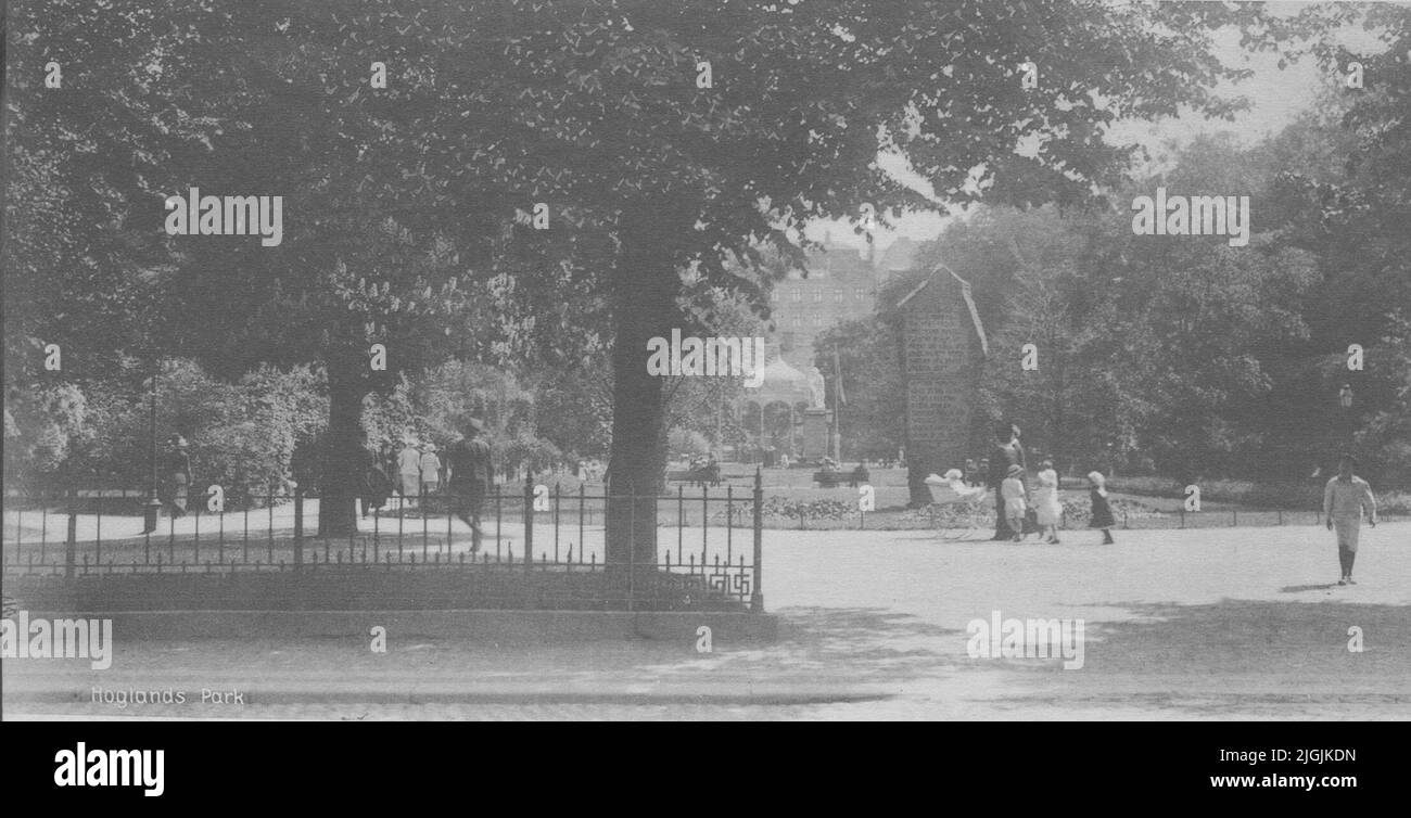 Park stone Black and White Stock Photos & Images - Alamy