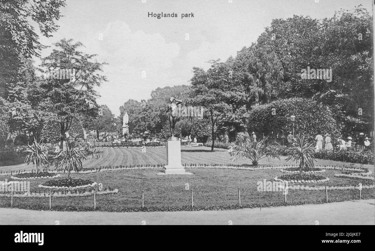 Park Hogland's park with the eco statue by Gusten Lindberg Stock Photo ...