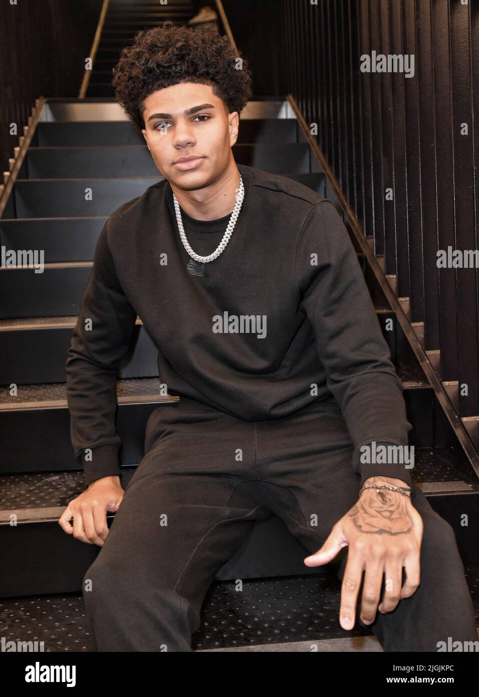 Killian Hayes NBA Player at Airness in Paris Stock Photo - Alamy