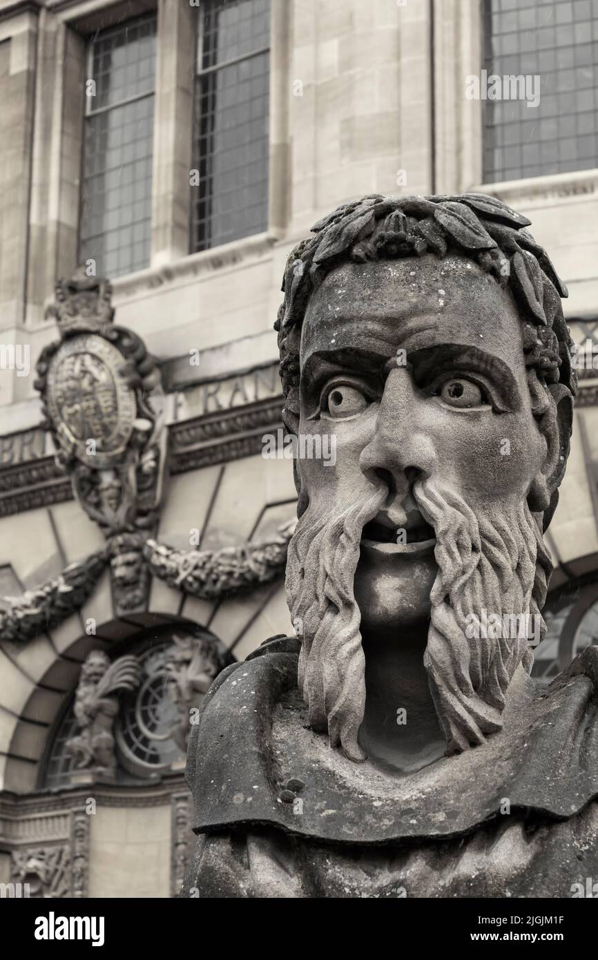 One of the busts of classical philosophers, Emperor Heads, at the ...