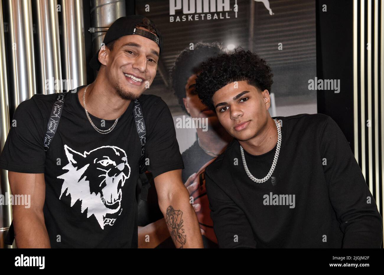 Killian Hayes NBA Player at Airness in Paris Stock Photo - Alamy