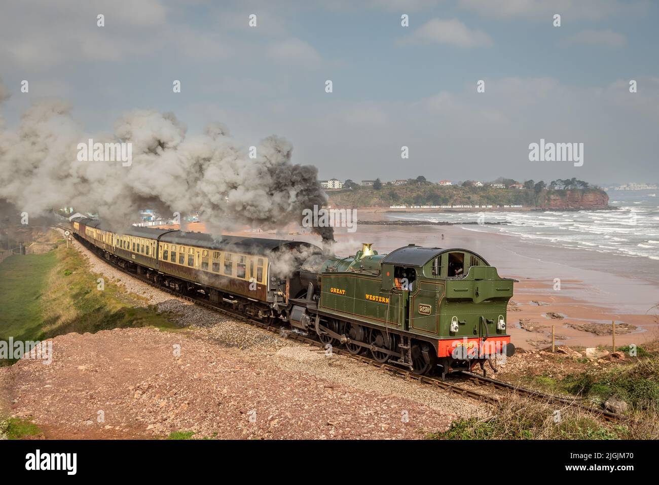 Steam locomotive goliath gwr 5205 hi-res stock photography and images ...