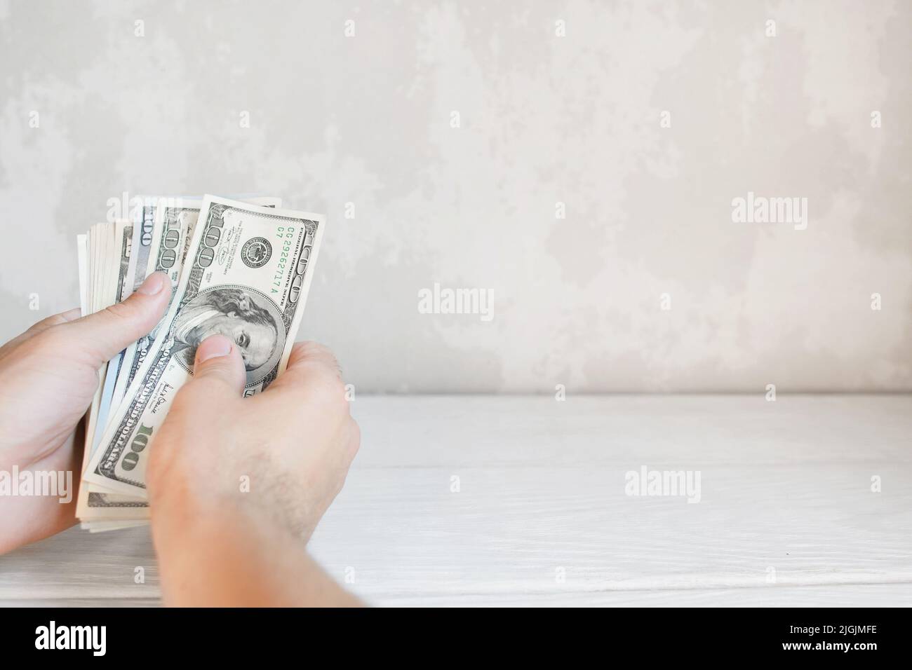 Hand gesture counting money hi-res stock photography and images - Alamy