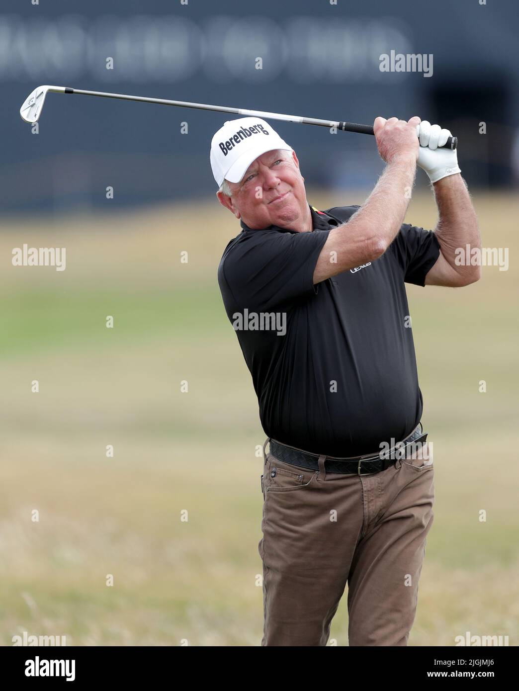 Mark O'Meara of Team Stenson in action on the 2nd during the R&A ...