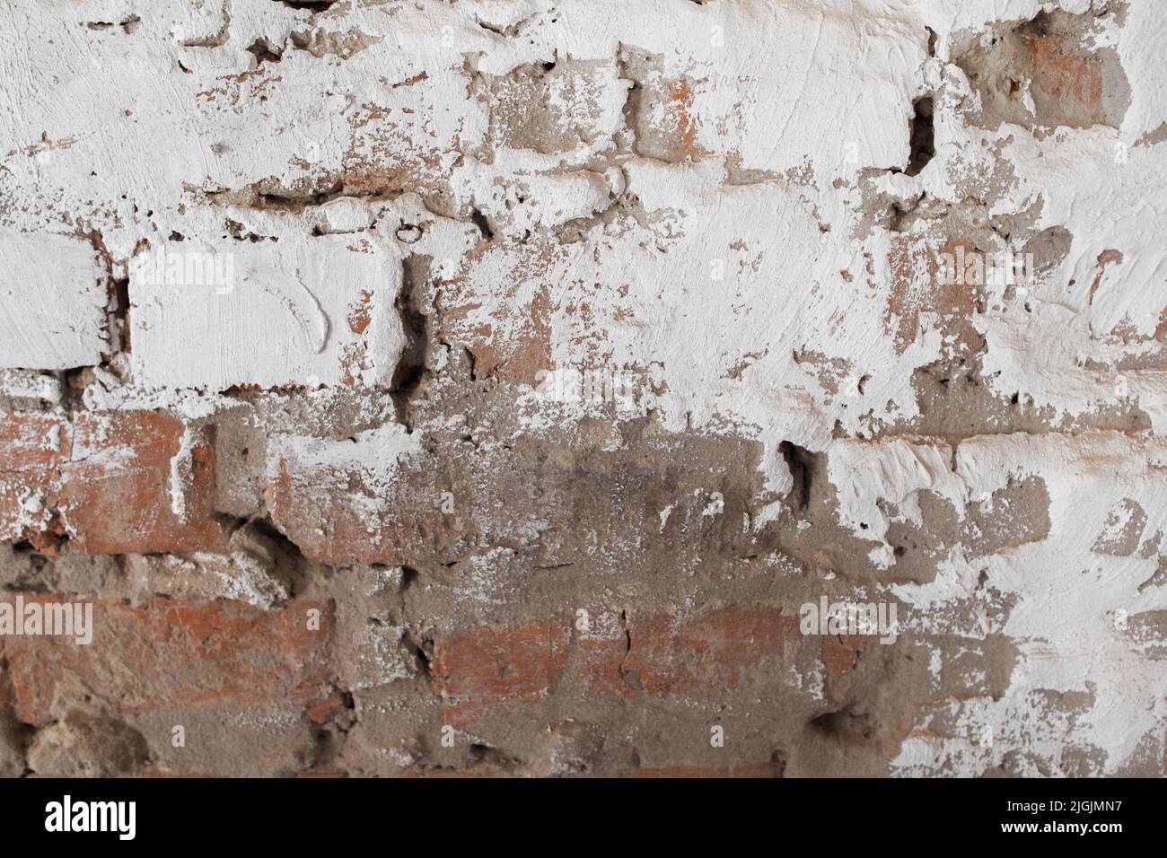Old brick wall with plaster background Stock Photo - Alamy