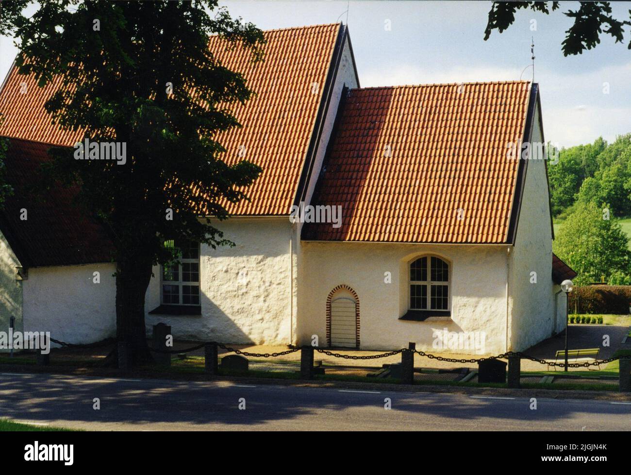 Kyrka Edestads church, built 1311. Some reservation for the photo year ...