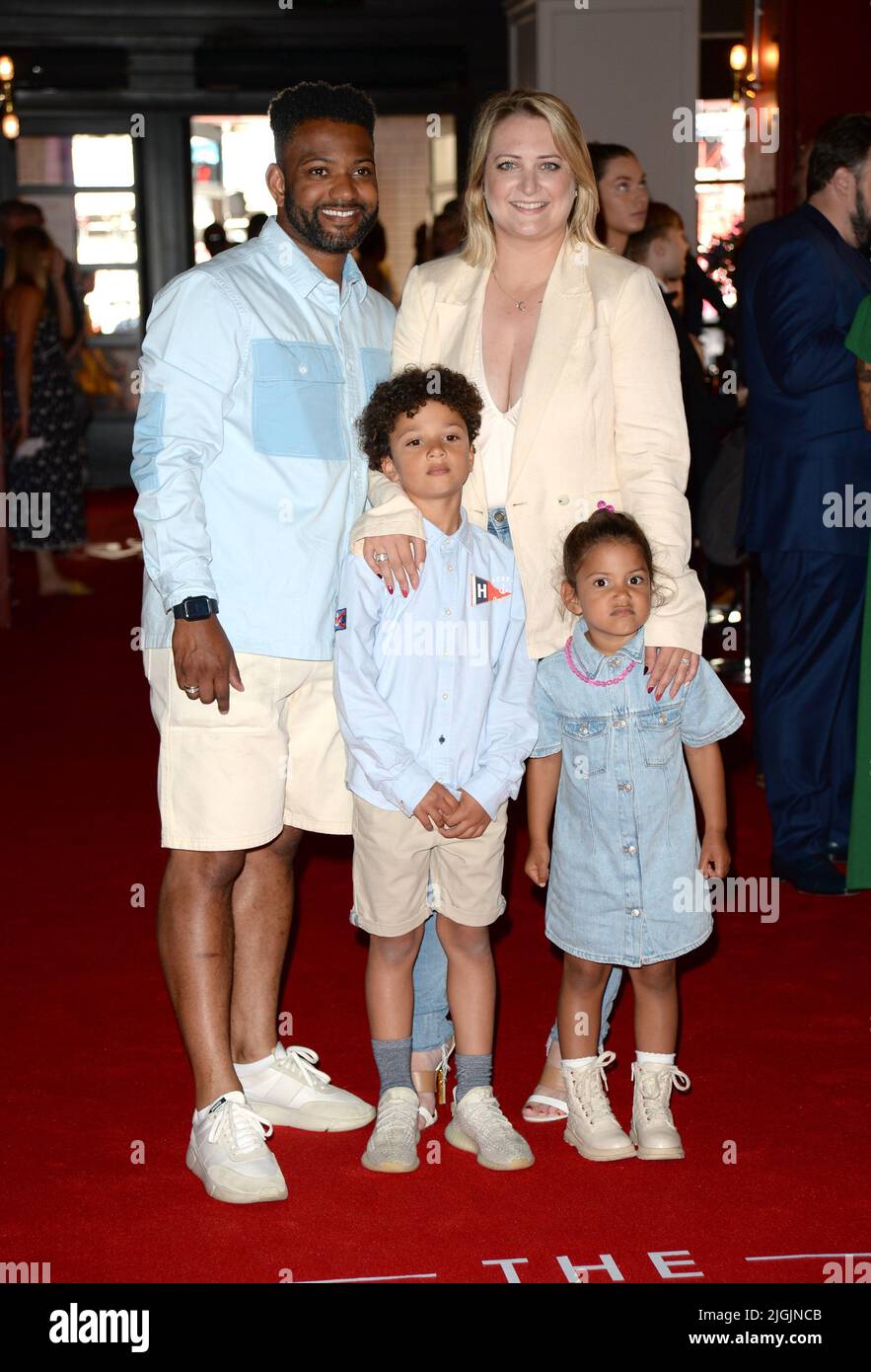 Photo Must Be Credited ©Alpha Press 078237 10/07/2022 Jonathan JB Gill and wife Chloe Tangney ...