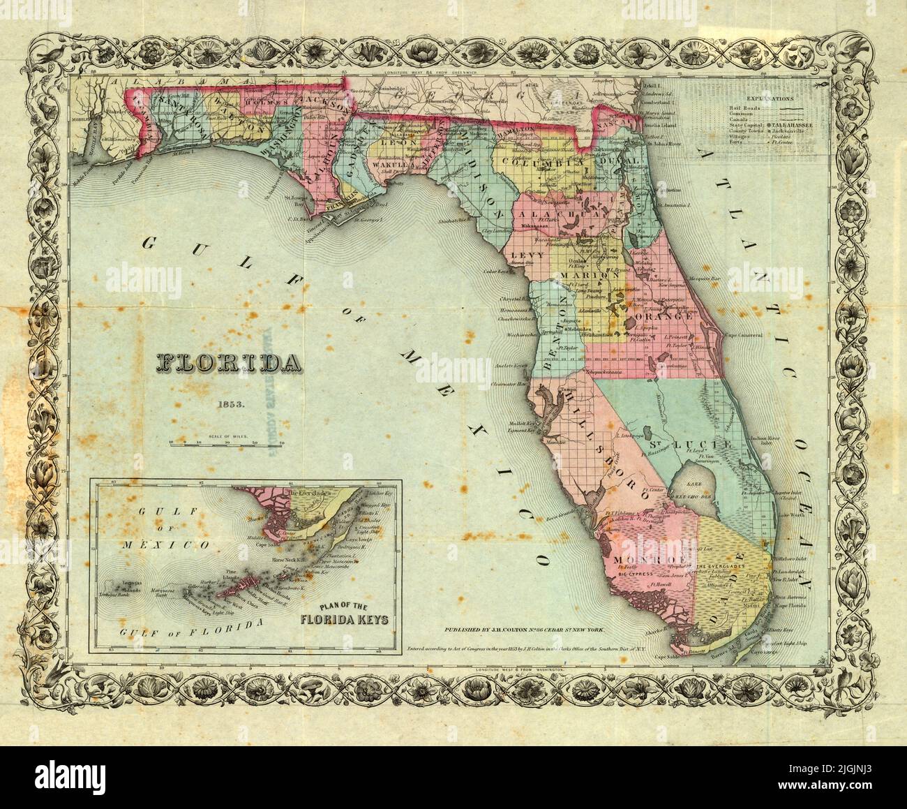 Colton plan or map hi-res stock photography and images - Alamy