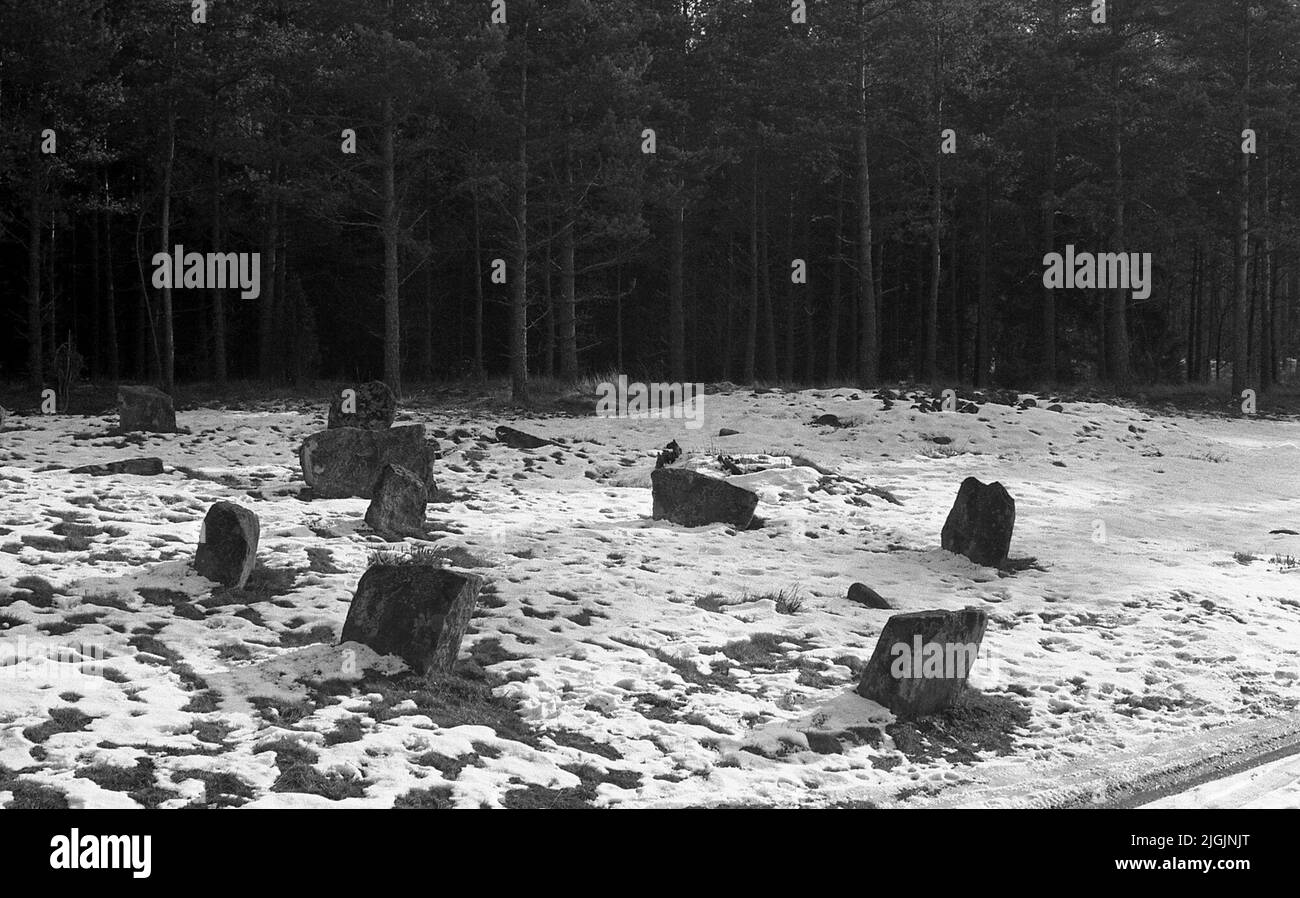 Arkeologi Grave field Stock Photo - Alamy