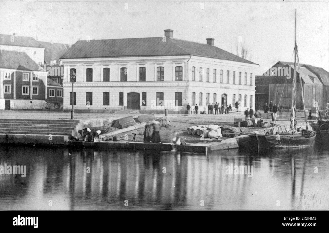 Tullkammaren The Customs Chamber in the harbor of Karlshamn Stock Photo ...