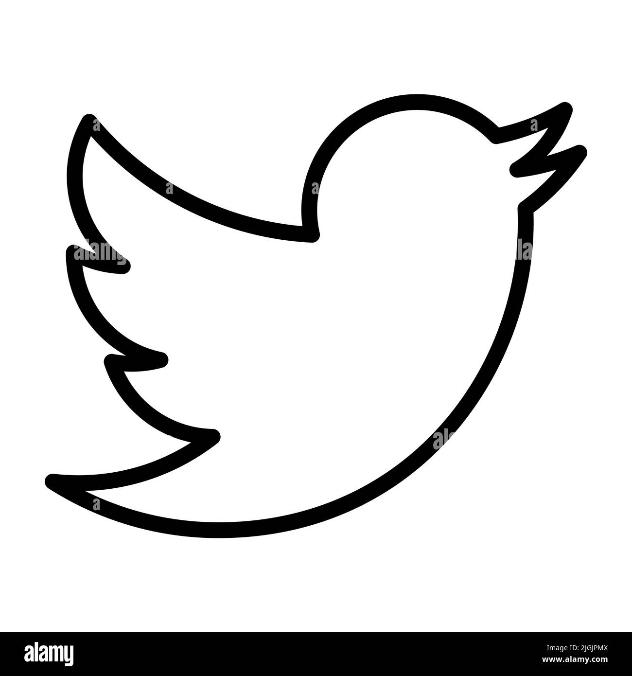 Twitter Button Black And White