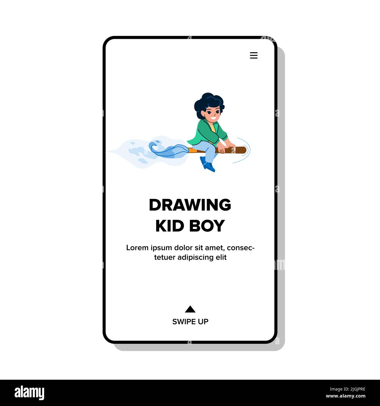 drawing kid boy vector Stock Vector Image & Art - Alamy