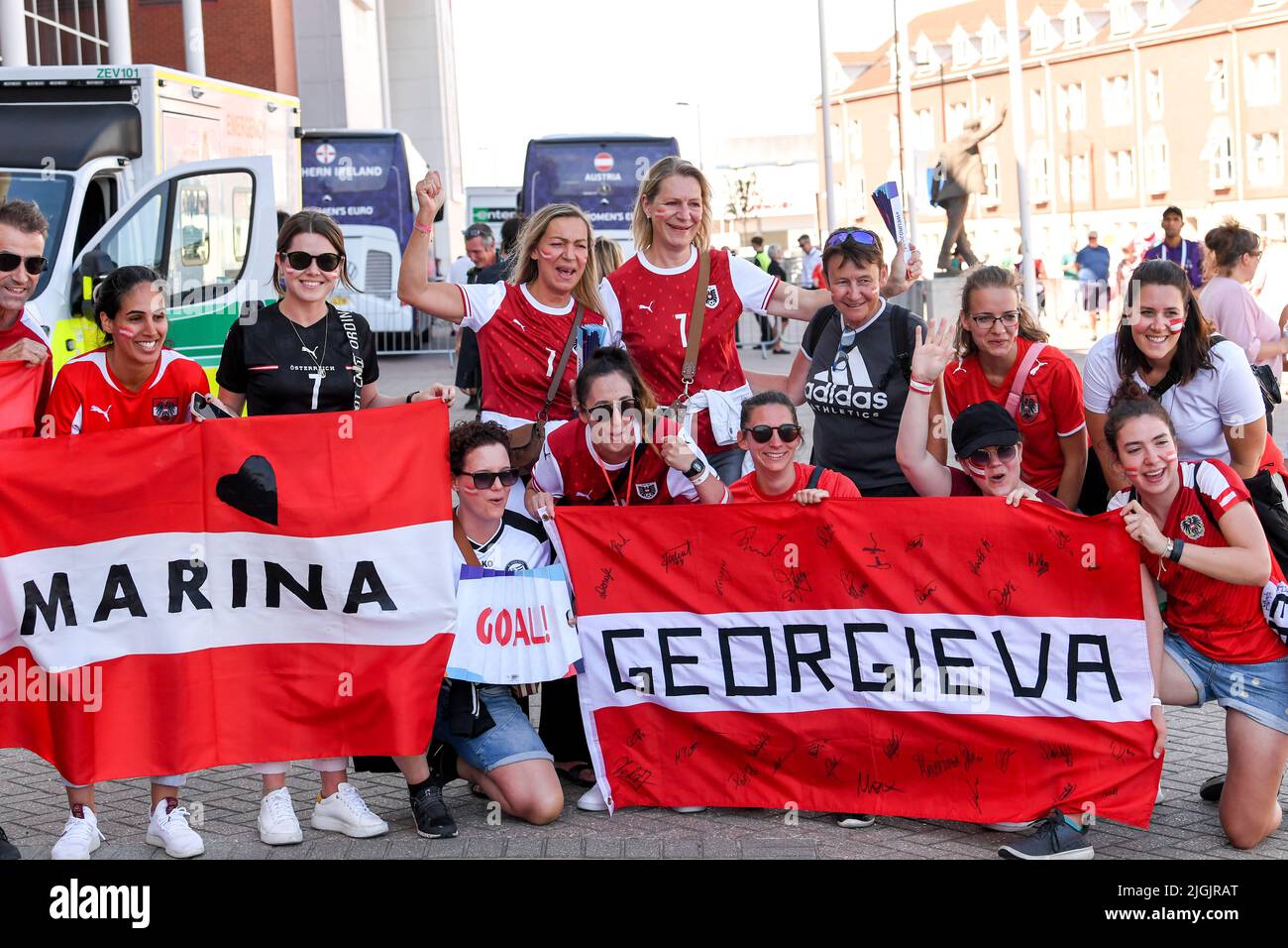 Austrian football fans hi-res stock photography and images - Alamy