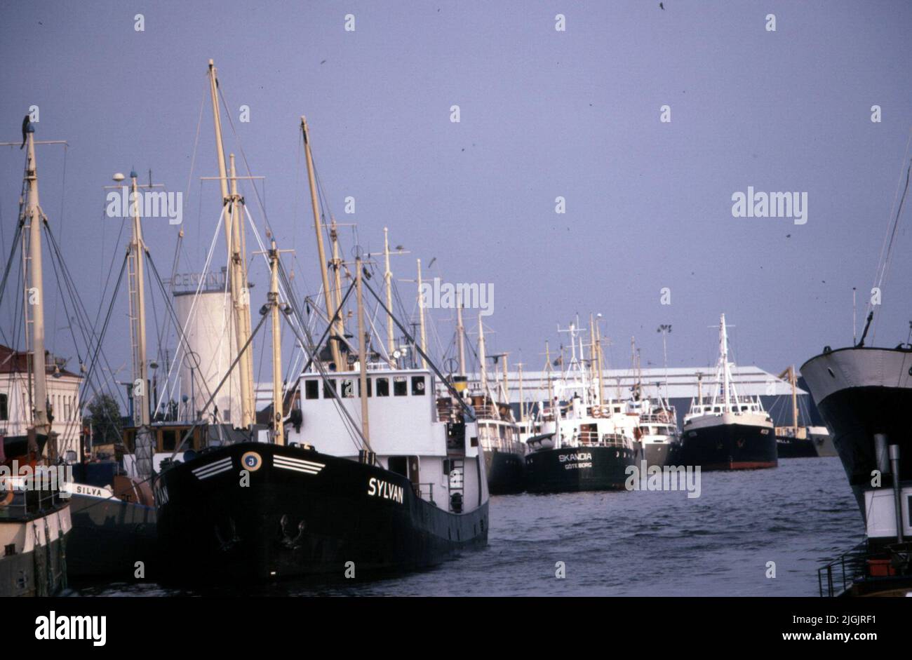 The harbor in Karlshamn Stock Photo - Alamy
