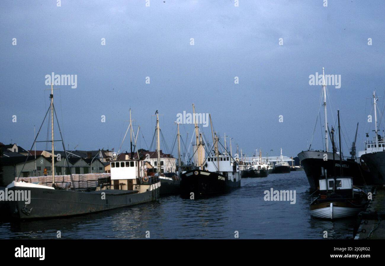 The harbor in Karlshamn Stock Photo - Alamy