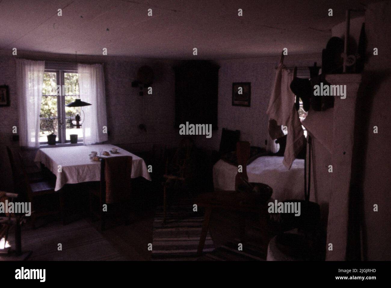 Interior in the soldier village, the park Stock Photo - Alamy
