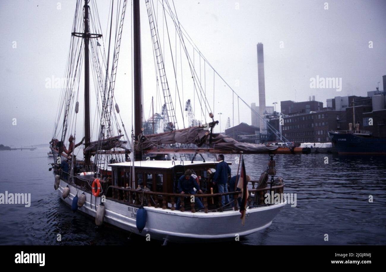 Vessels from Lübeck in Karlshamn harbor Stock Photo - Alamy
