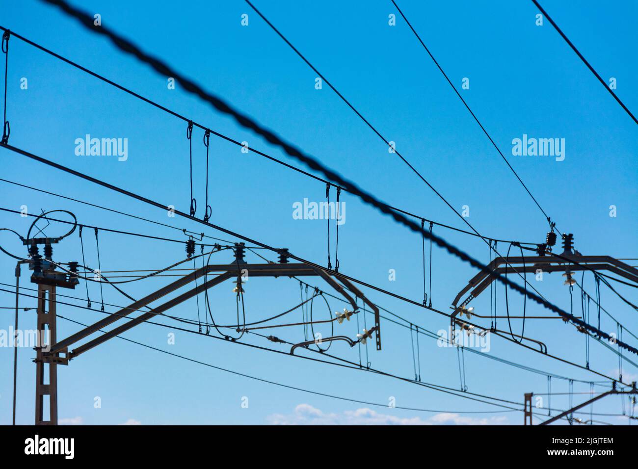 Catenary system hi-res stock photography and images - Alamy